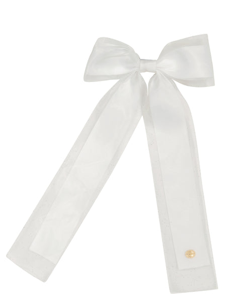 DaCEE DESIGNS ORGANZA SATIN RIBBON BOW CLIP – Little Women Too